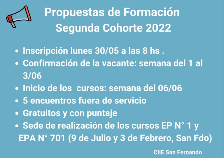 Cursos Del CIIE San Fernando Escuela Normal Superior Gral Jos 